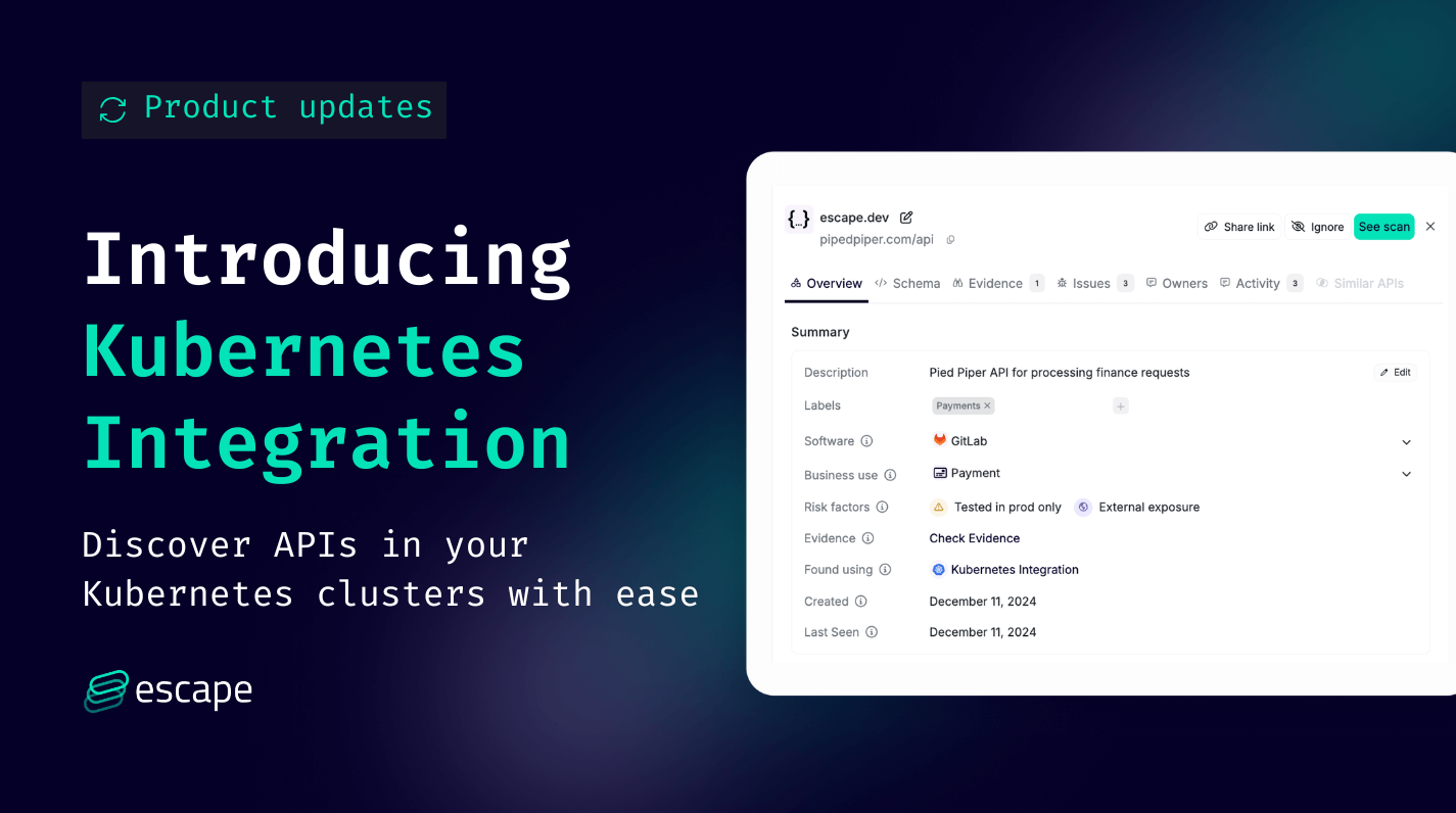 New Kubernetes Integration Discover Apis In Kubernetes