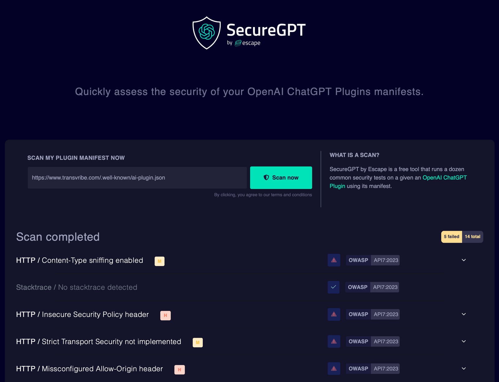 Say Hi to SecureGPT: The free Security Tool for ChatGPT Developers