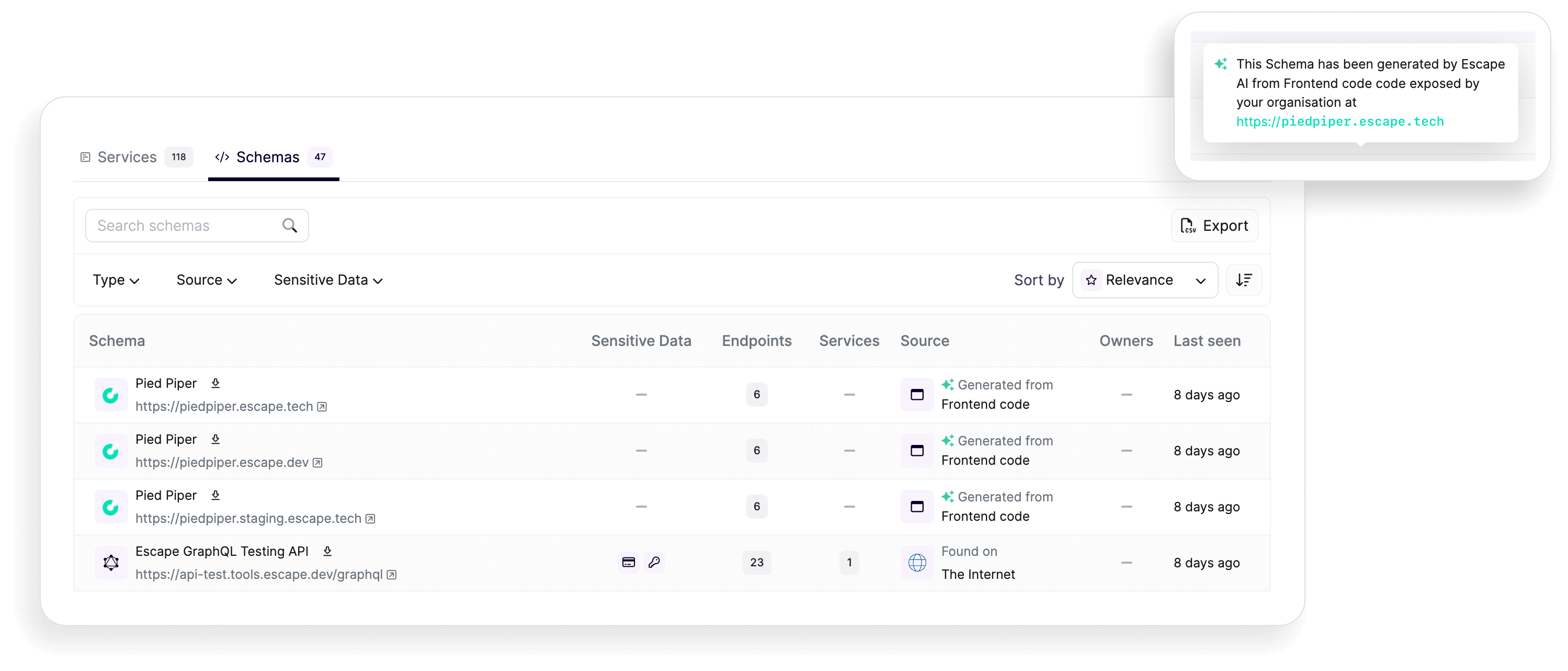 How Escape’s agentless API discovery technology works