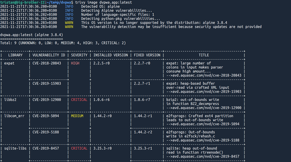 DevSecOps 101 Part 4: Scanning Docker Images With Trivy